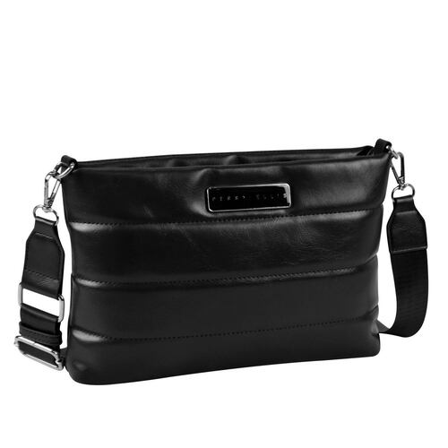 Bolsa estilo Crossbody marca Perry Ellis color negro modelo A06767