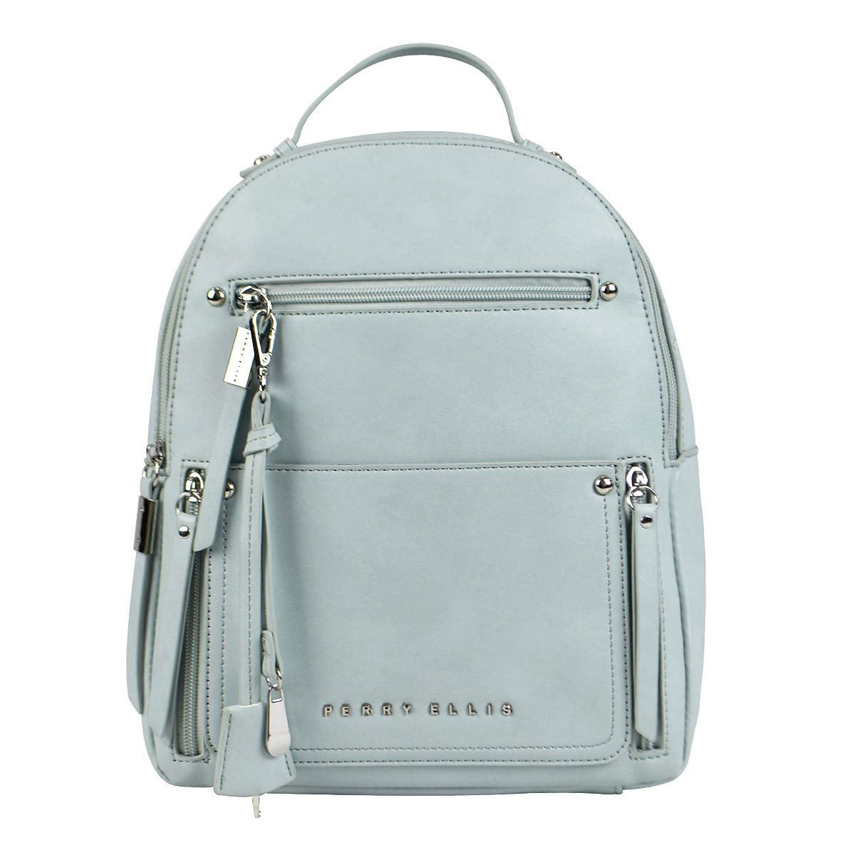 Bolsa estilo Backpack color Menta marca Perry Ellis modelo A07467