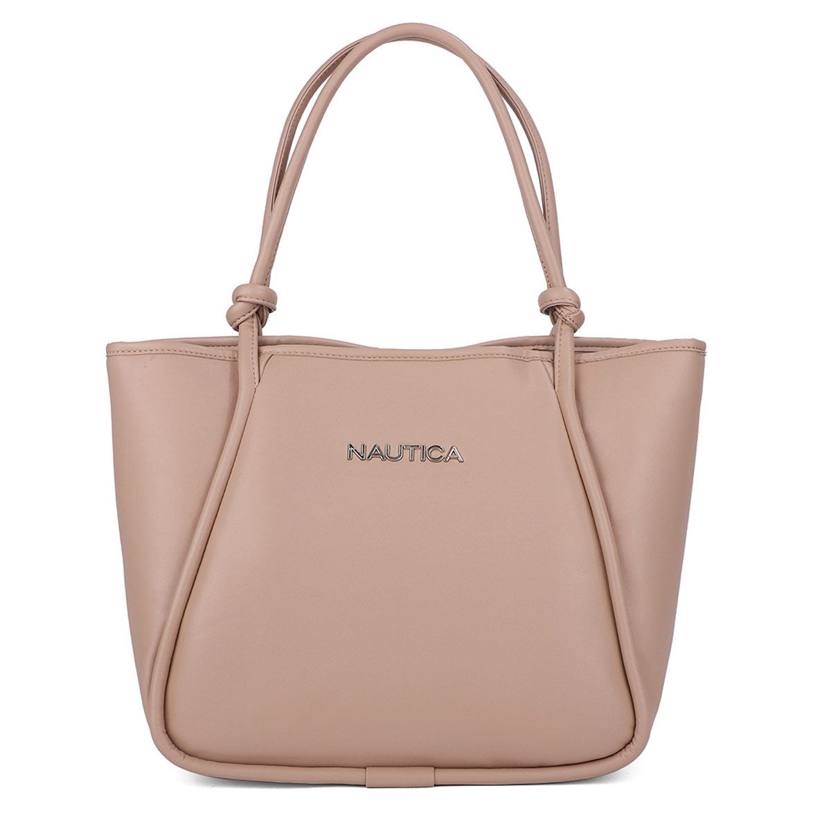 Bolsa estilo Tote marca Náutica color nude modelo A10089