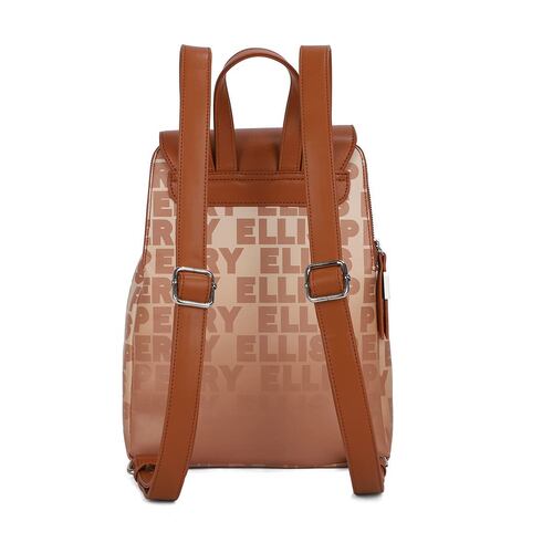Bolsa estilo Backpack marca Perry Ellis color camello modelo A10147