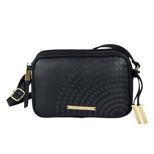 Bolsa estilo Crossbody color Negro marca Perry Ellis modelo A10324