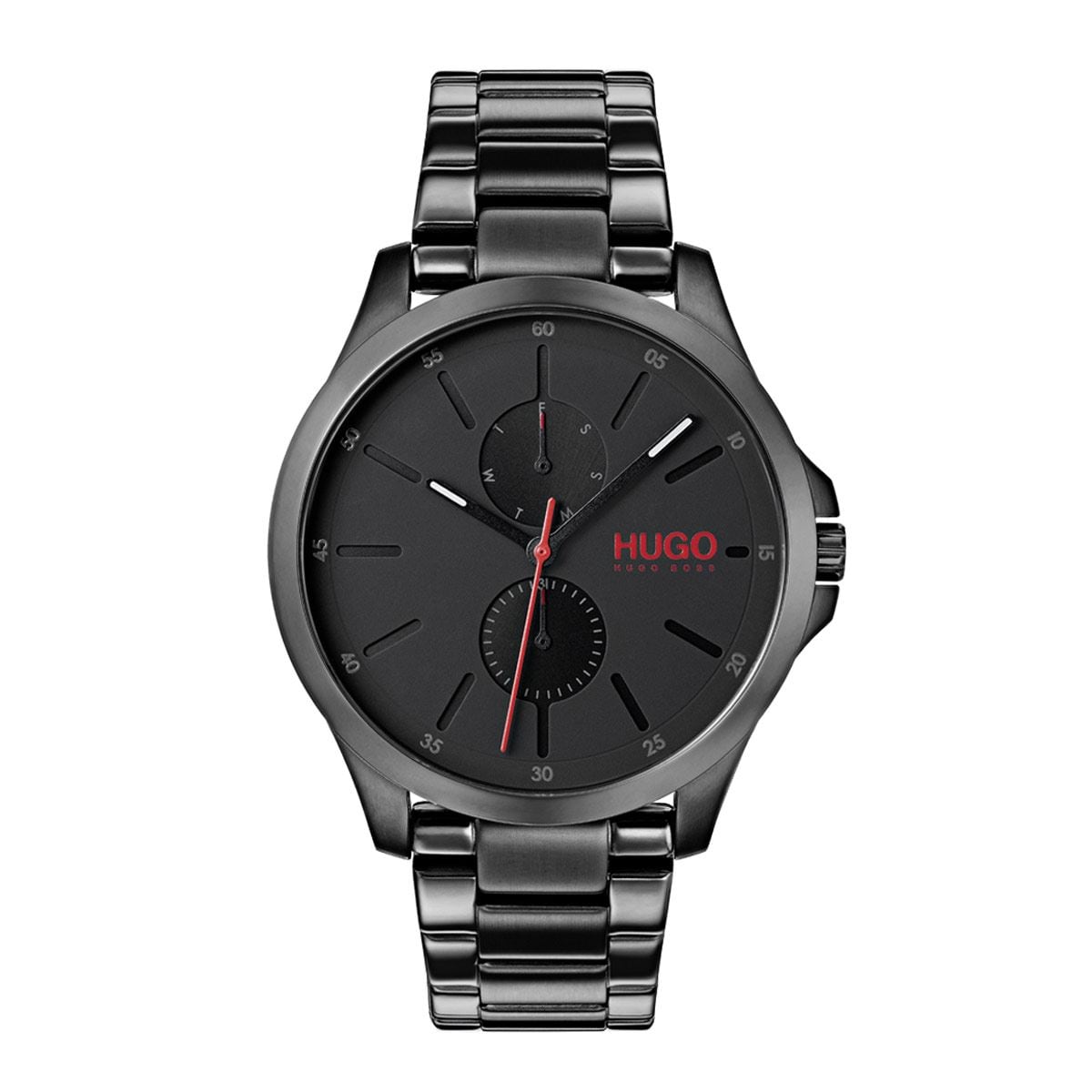 Reloj Hugo Casual Negro 1530028 Para Caballero