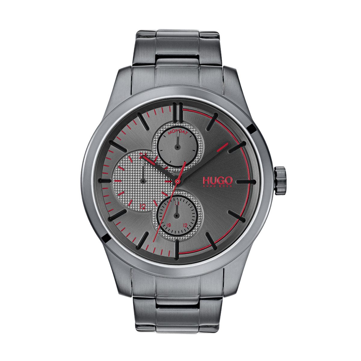 Reloj Hugo Casual Gris 1530088 Para Caballero
