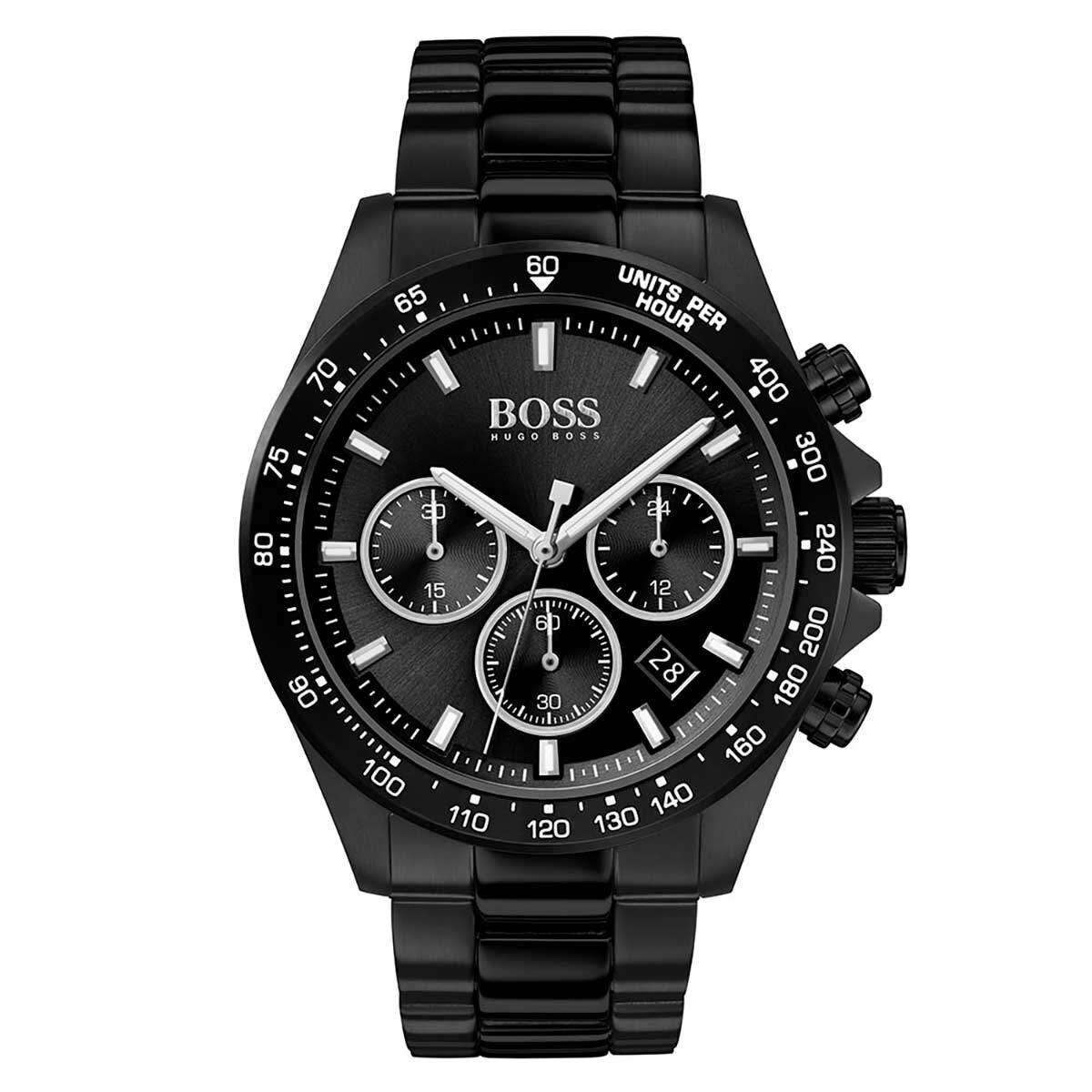 Reloj Boss 1513754 Caballero Acero Negro Plateado
