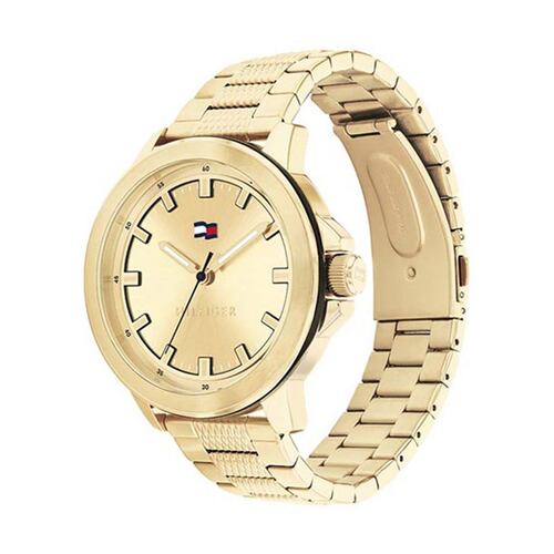 Reloj Tommy para caballero acero inoxidable dorado 1792025