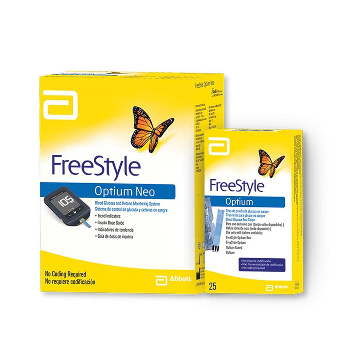 FreeStyle Optium Neo Medidor c/25 tiras