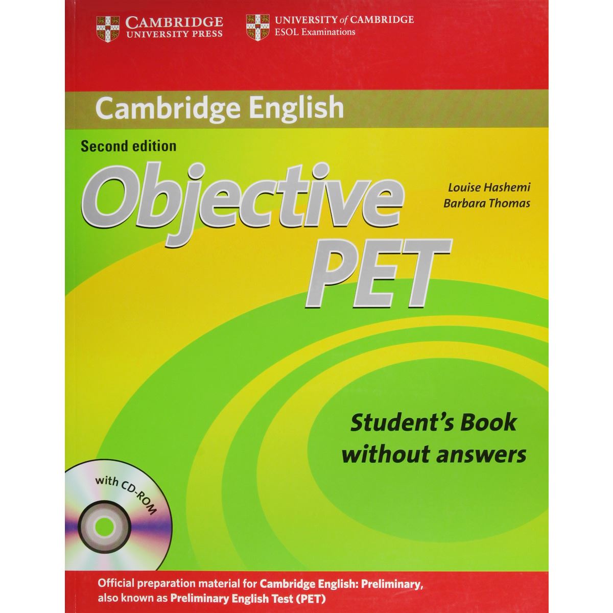 Objective Pet Students Book Without Answers C/Cd Rom