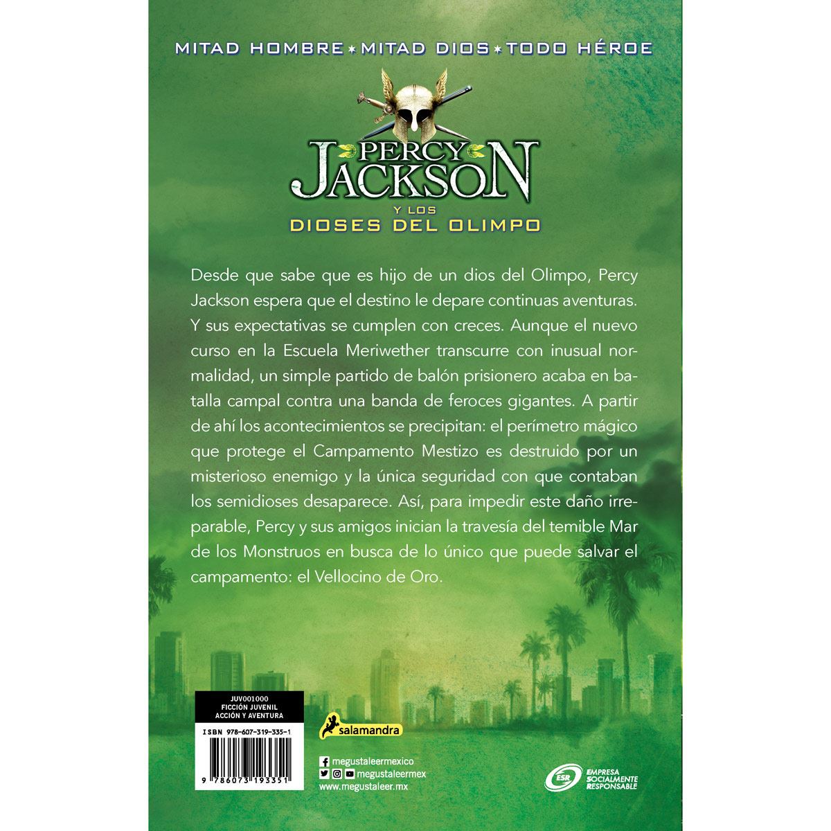 Portada Del Libro El Mar De Los Monstruos De Percy Jackson Amazon.com: