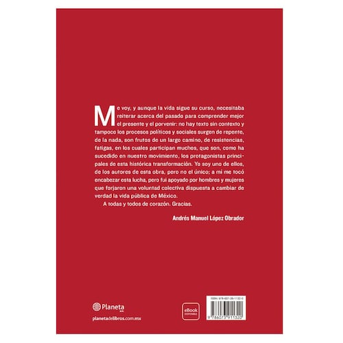 ¡Gracias! - Andres Manuel Lopez Obrador - Libro ¡Gracias! - Andres Manuel Lopez Obrador - Libro