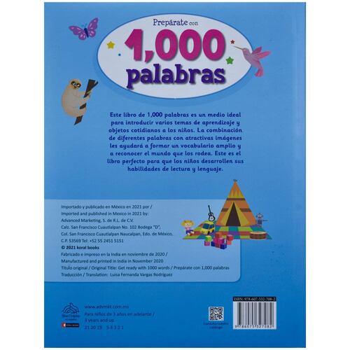 Preparate con 1,000 palabras
