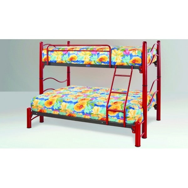 Litera 822T Mixta Individual/Matrimonial Rojo - Kessa.