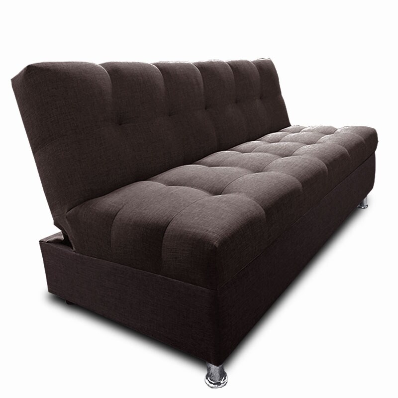 Sofa cama Alex Lino Chocolate Maderian // ENTREGA A CDMX Y ZONA ...