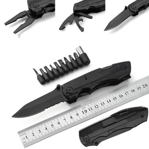 Navajas Multiherramien Acero Inoxidable Camping Pesca Hogar