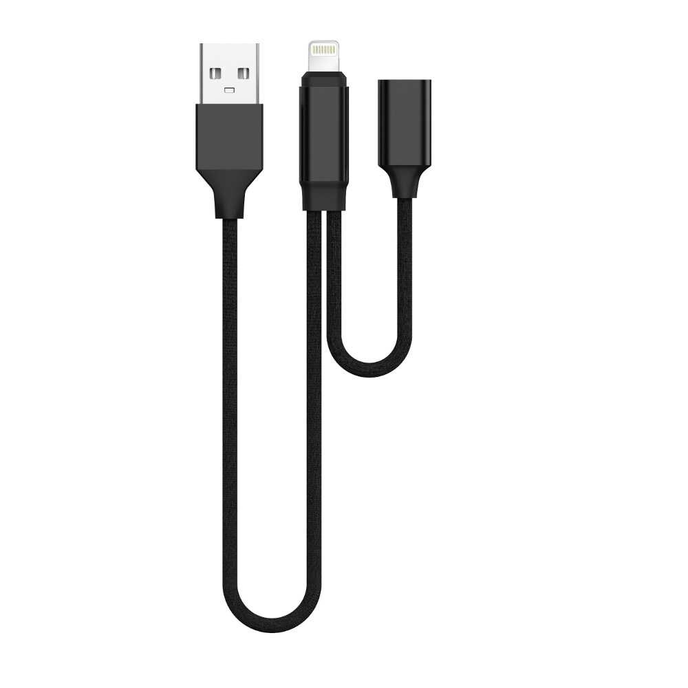 Cable de conmutación Jet Audio para Lightning (2,1 A, 20 cm)