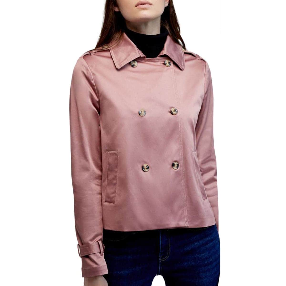 Gabardina Holly Land para mujer, color Palo de rosa, mod. 1036192