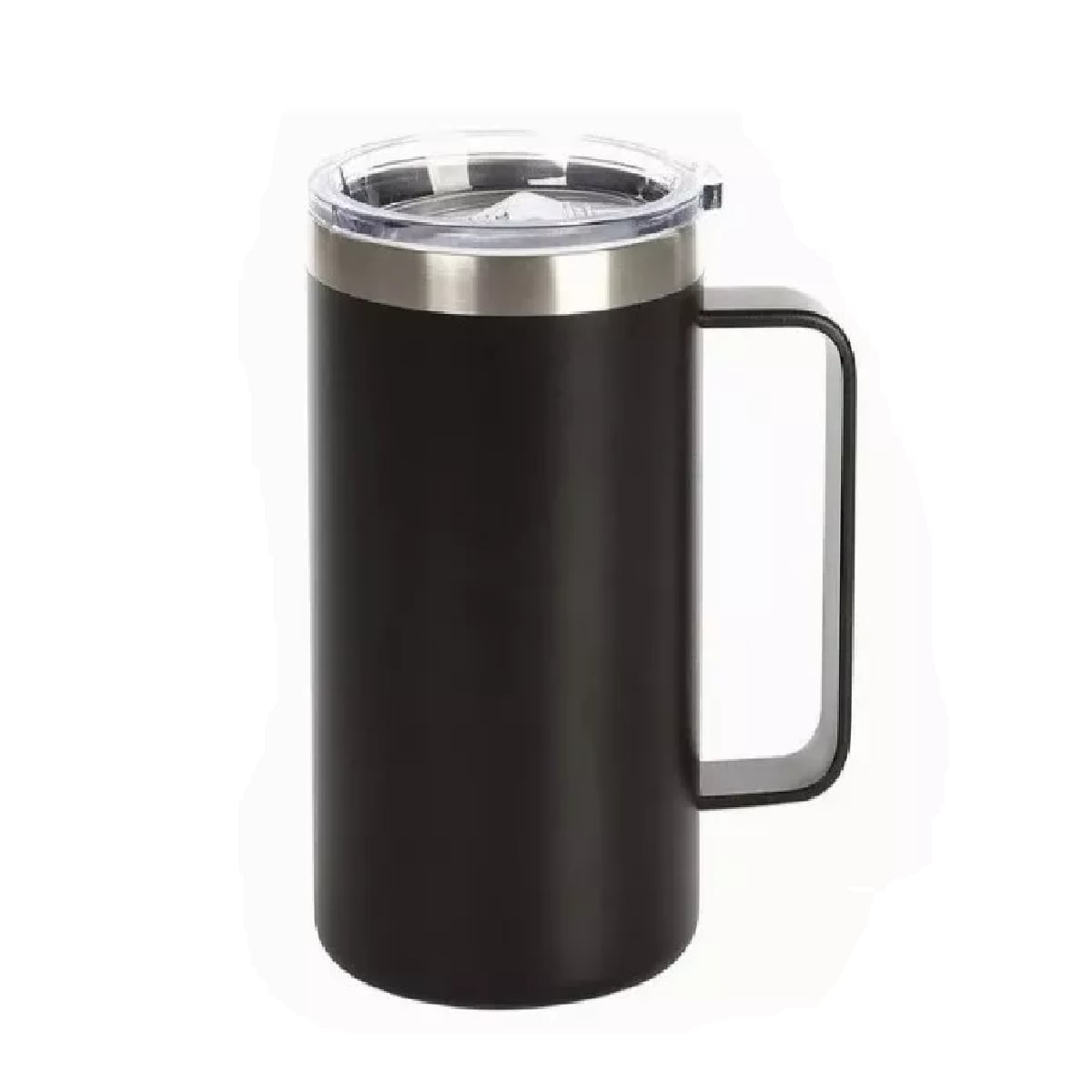 30oz Termo Portátil De Acero Inoxidable Calor Y Frío Taza Negro