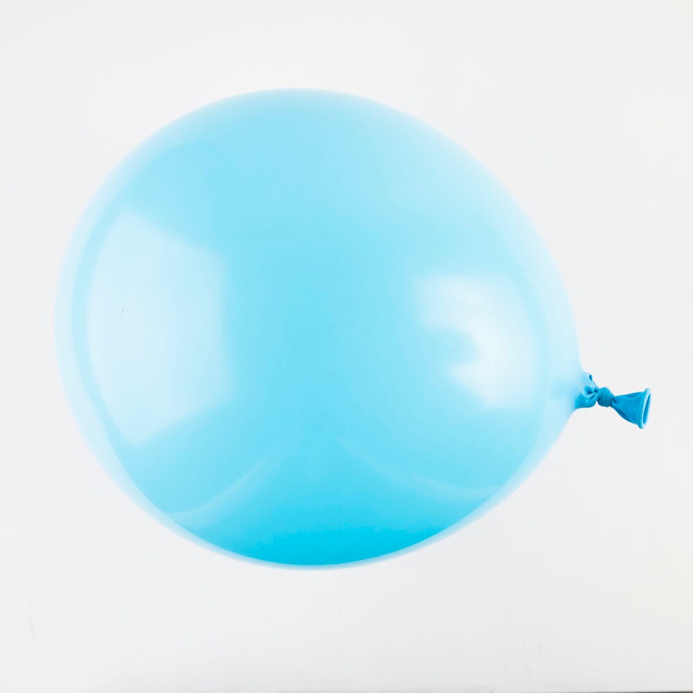 Globos Estandar 100 Piezas No 12 Azul Baby Selanusa