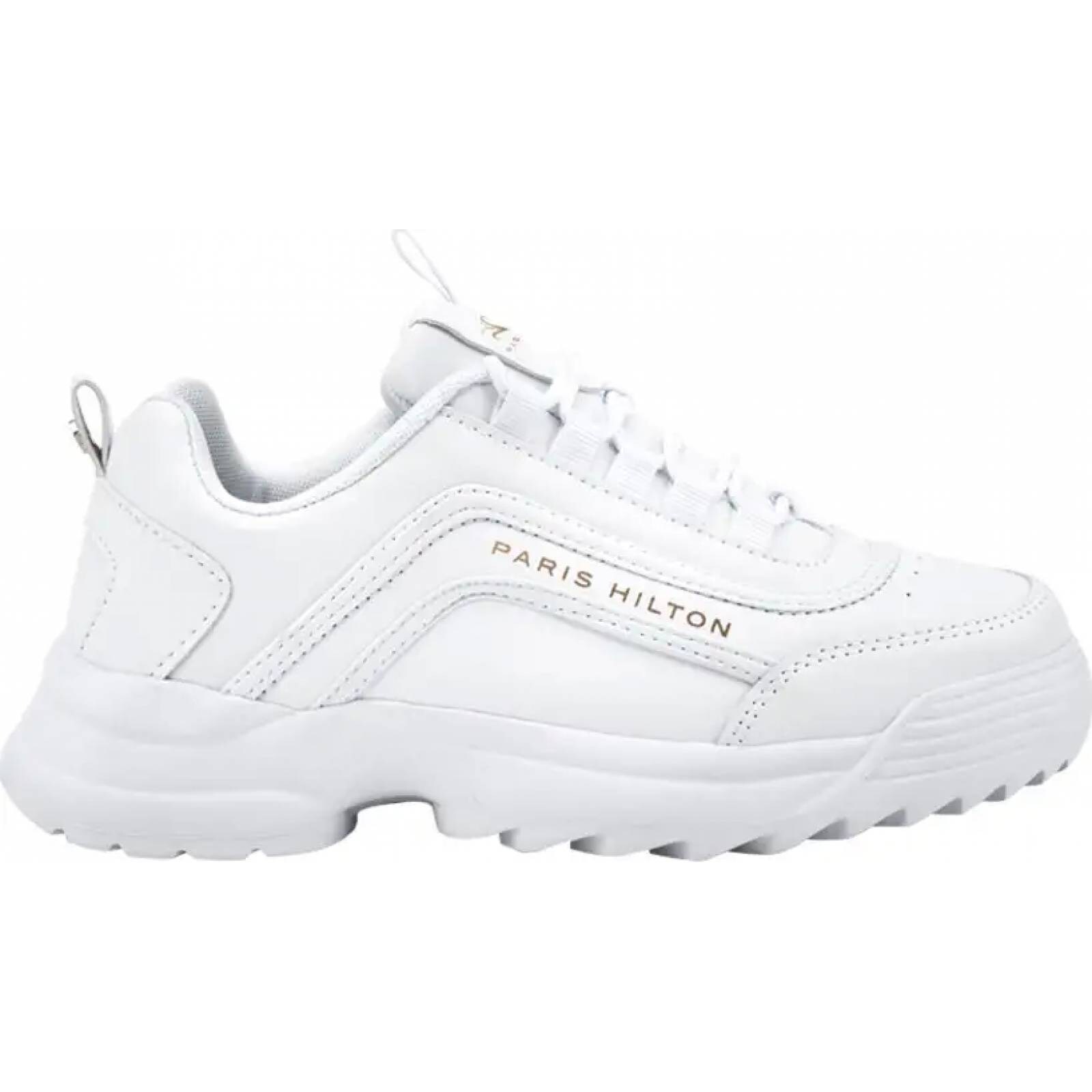 Choclo tenis casual urbano dama blanco Paris Hilton modelo 5ZF5