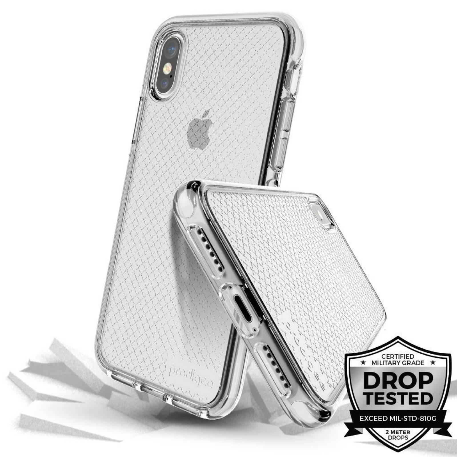 Funda PRODIGEE Safetee para iPhone X y Xs Plata