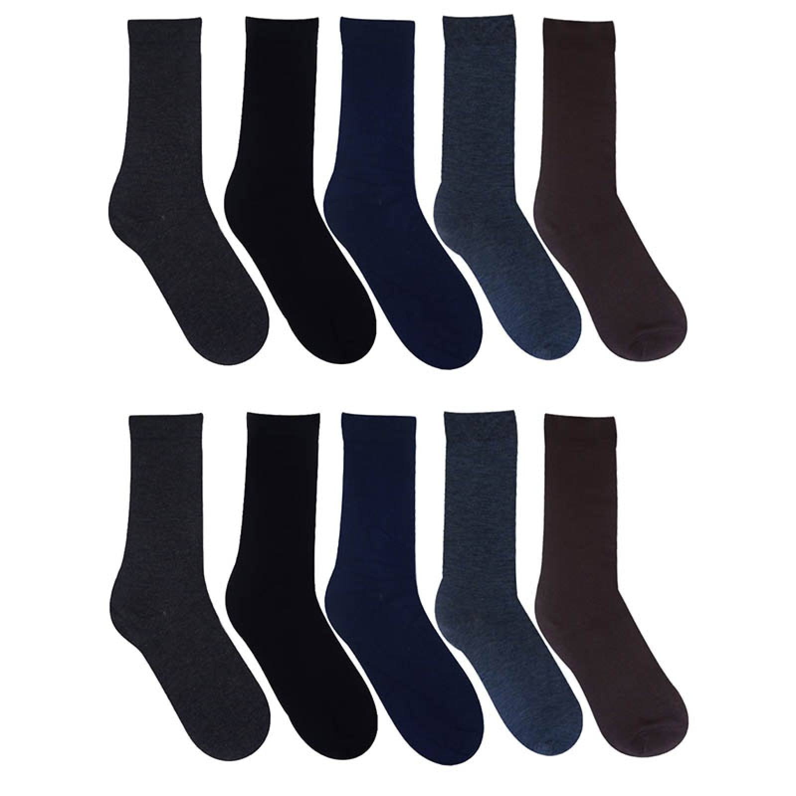 PAQUETE CALCETINES CABALLERO LEE VESTIR 10 PARES 2NG/2MN/2OX/2JN/2CF UNITALLA(25cm-29cm)