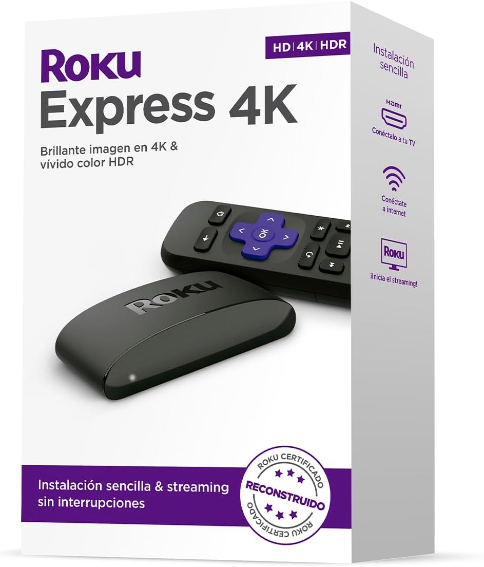 Roku Express 4k 3940 Rea Condicionado - Game Center