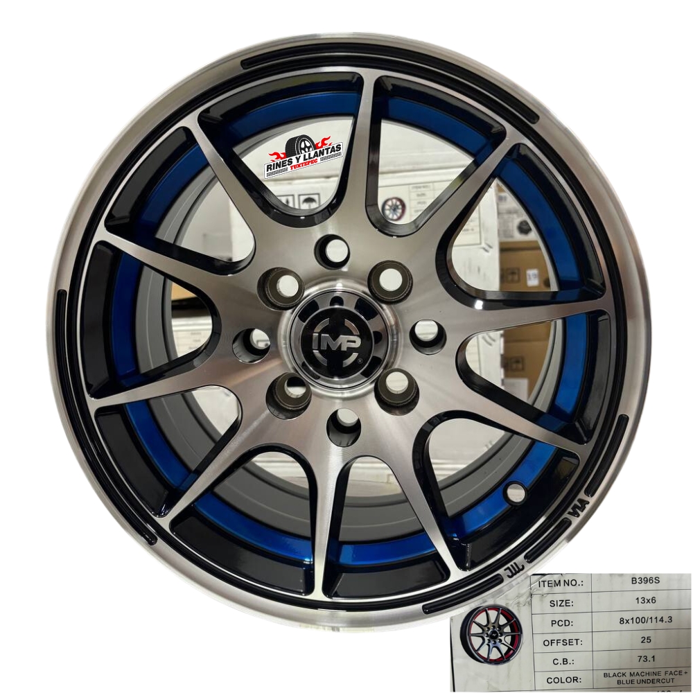 Rines 13 Deportivos 4/100/114 Chevy Tsuru Golf Jetta Matiz