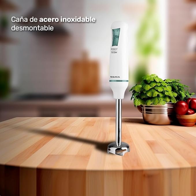 A TAURUS ROBOT 500 INOX Batidora de Inmersión 500 W | Acero Inoxidable ...