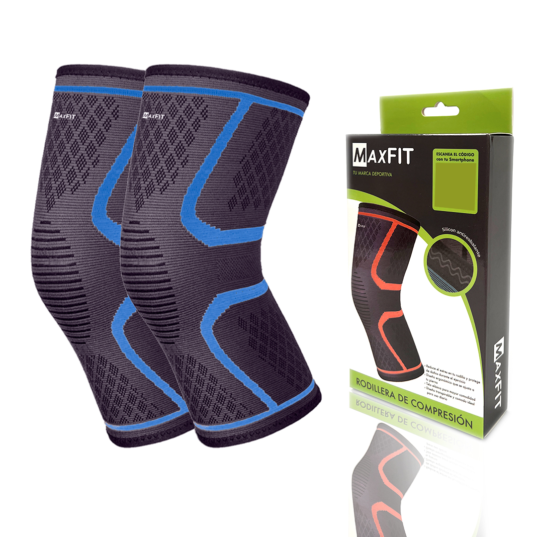 Rodilleras deportivas de compresión marca MAXFIT, para Gimnasia ...
