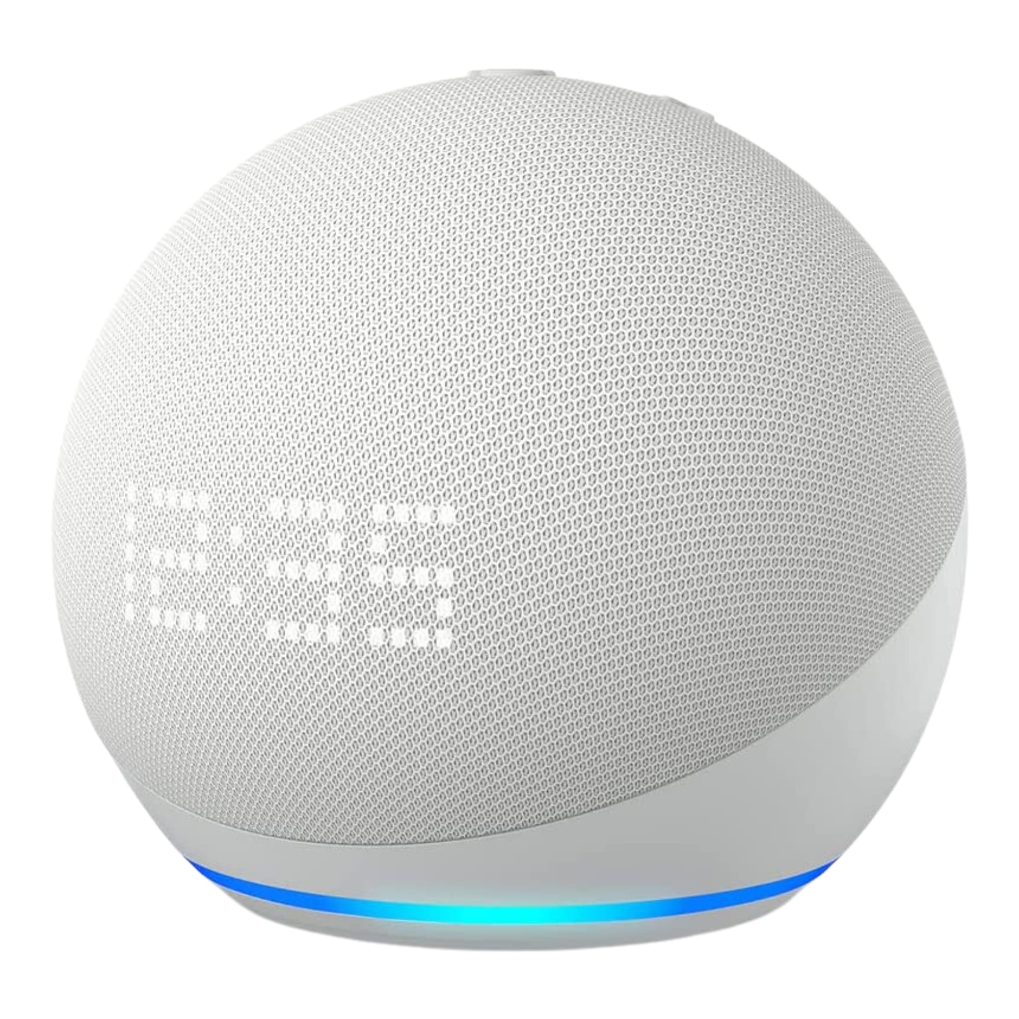 Amazon Echo Dot 5th Gen with Clock con asistente virtual Alexa, Glacier ...