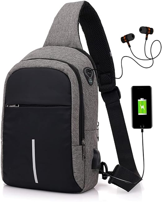 A VOICEPTT Mochila Cruzada Multifuncional para Hombre, Bolso de Pecho ...