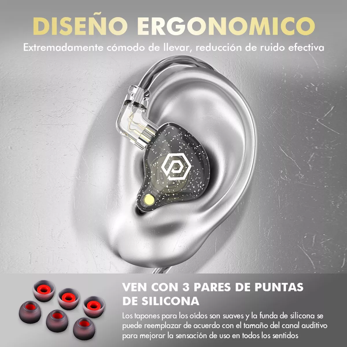 Audífonos in-ear gamer Popcorn BASS X8 PRO negro.