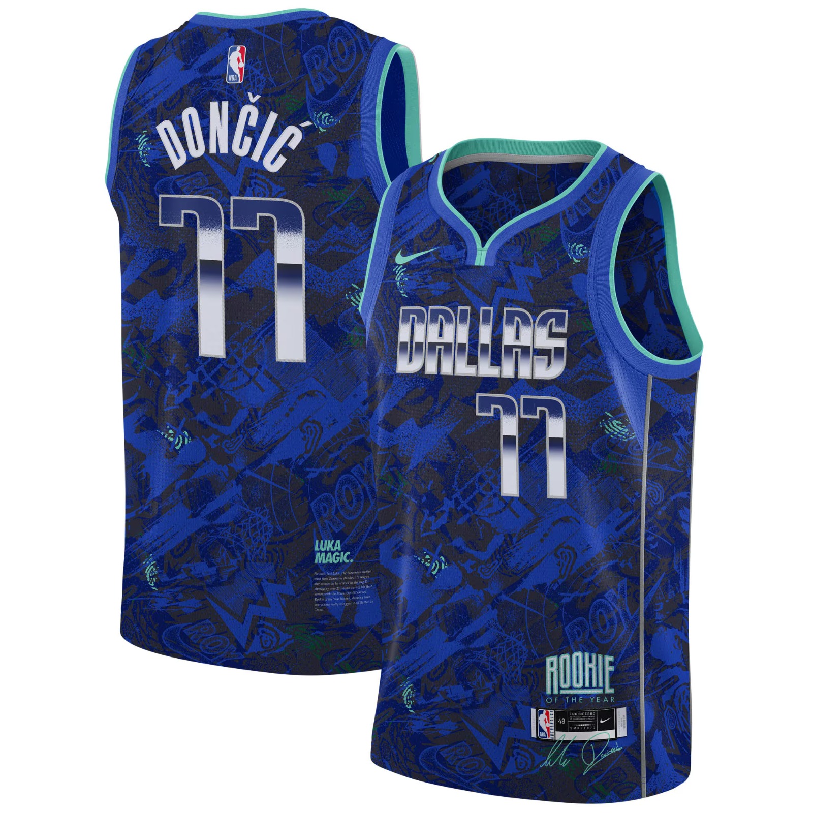 Jersey Original Nike Básquet NBA Maverick Dallas #77 DA6980.