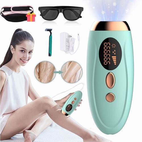 "Dispositivo Depilación Láser Permanente Lpl Profesional verde pistache
