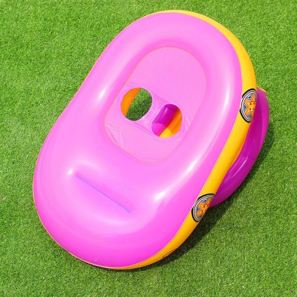 Inflable de Piscina para Niños Juguete de Alberca Flotador Vocho - Rosa