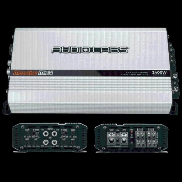 Mini Amplificador 4 Canales Open Show Audio Labs MONSTER MINI4 2400 ...