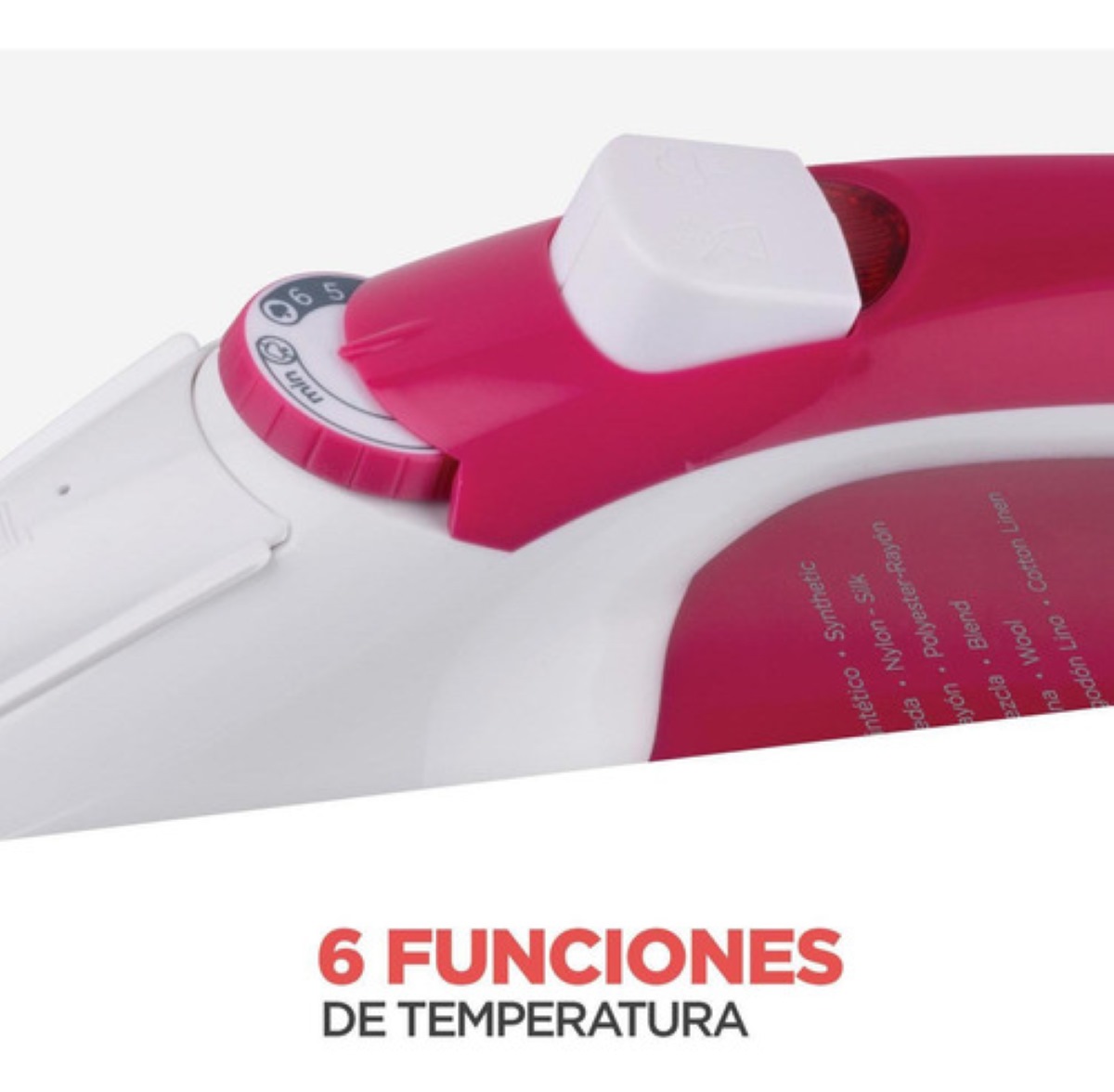 Plancha Vapor Black And Decker Irbd302 Antiadherente Color Rojo