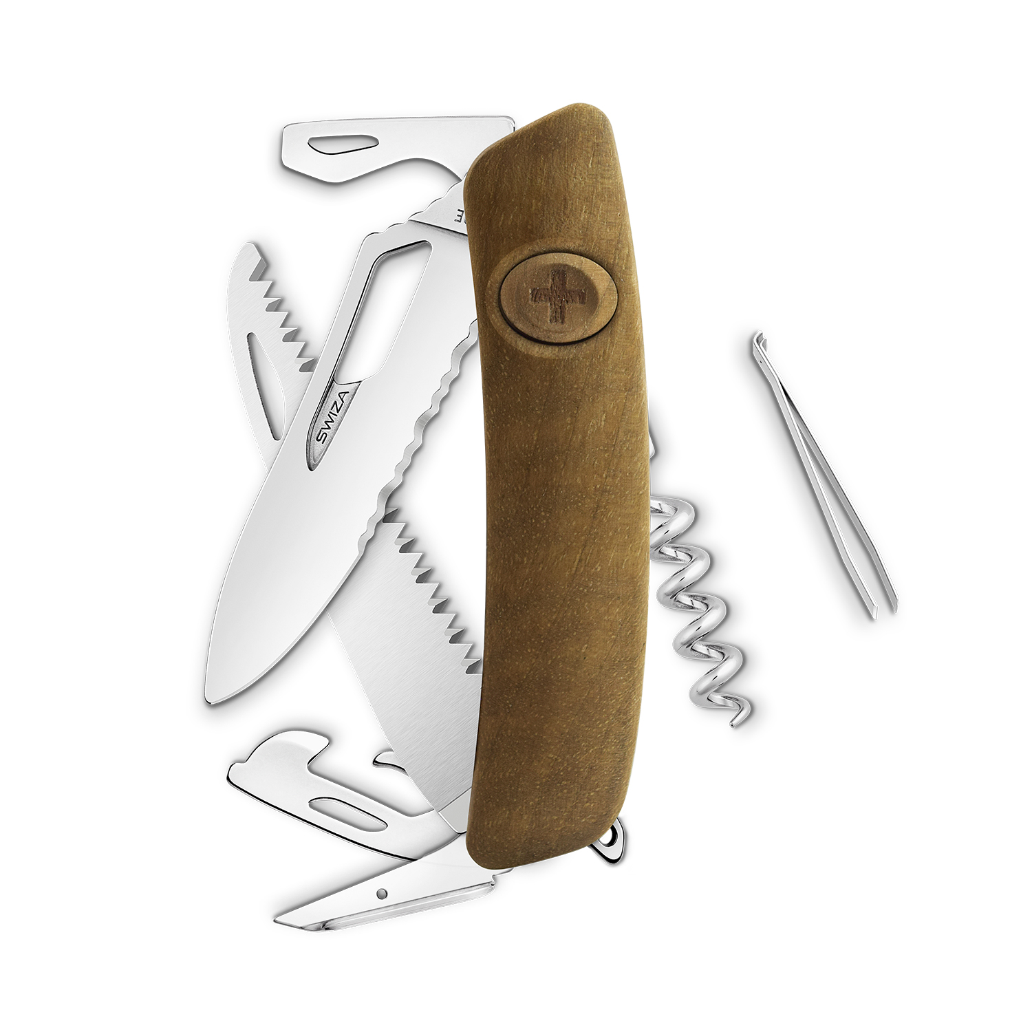 Navaja SWIZA KST.0050.6300 ORIGINAL Single Hand + Saw SH05 TR Wavy Edge ...