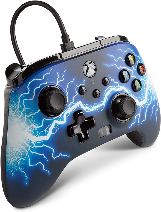 PowerA Control Mejorado Alámbrico para Xbox Series X|S - Arc Lightning ...