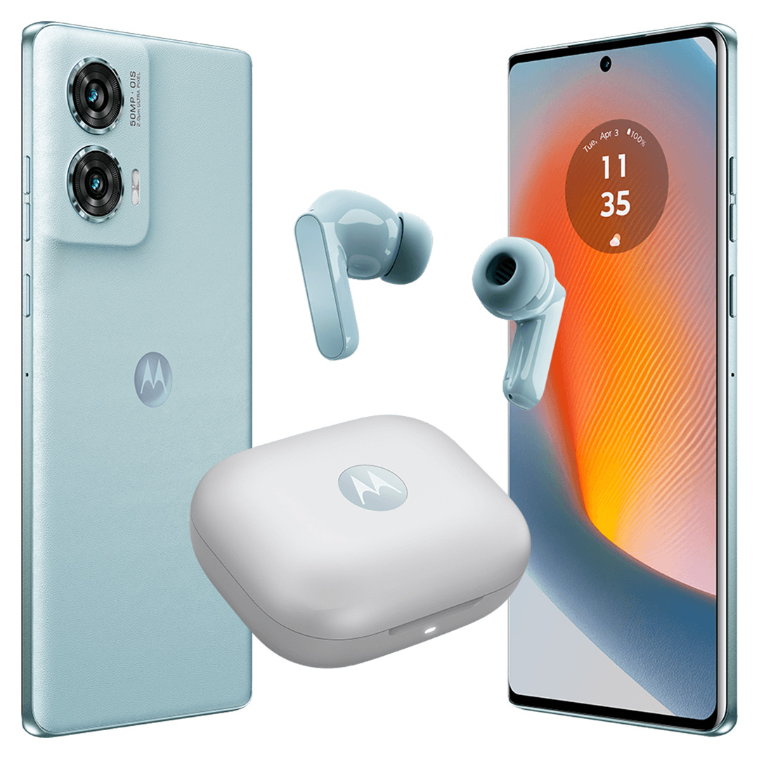 Motorola Edge 50 Fusion 5G Dual Sim 256GB Azul Ártico 8GB Ram Desbloqueado + Moto Buds.