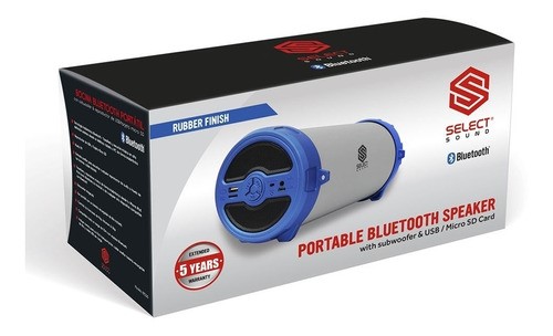 Select Sound Bazooka Bt228 Bocina Bluetooth Color Azul
