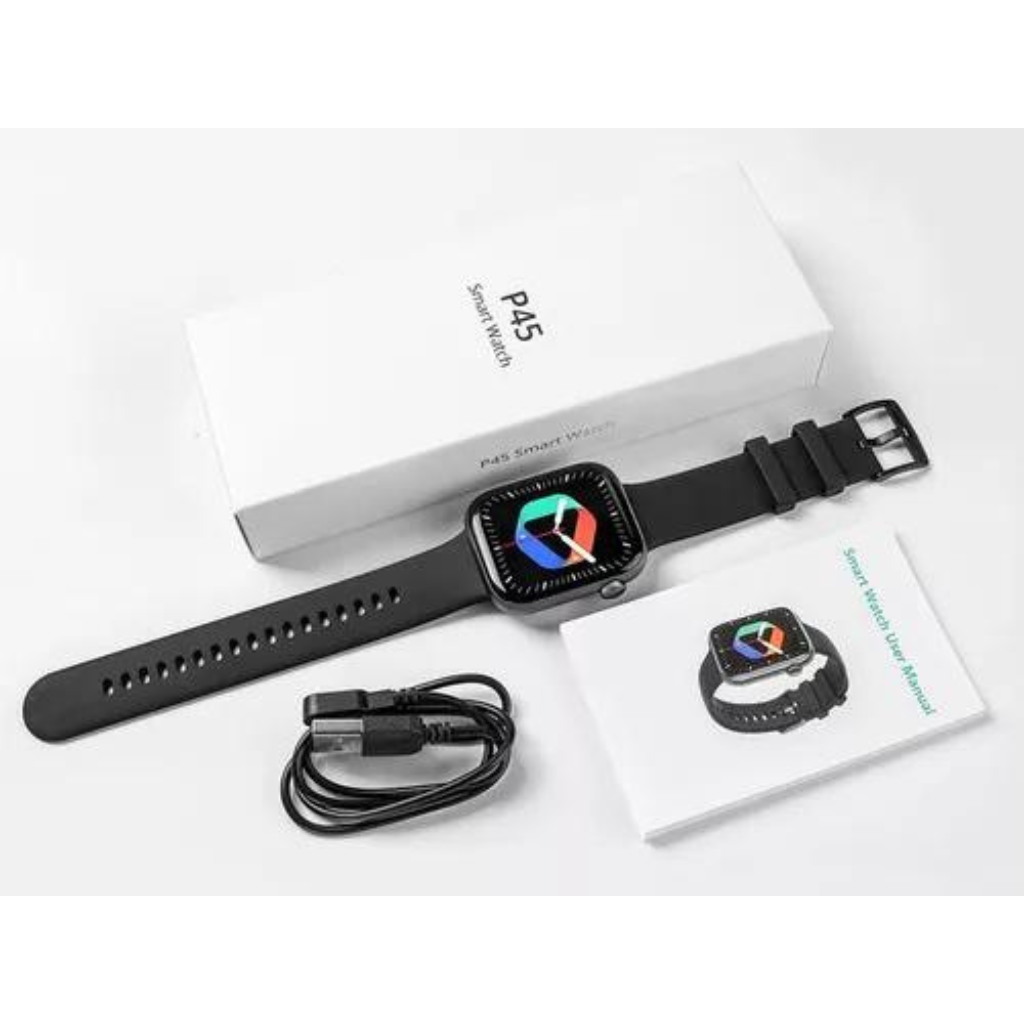 Smartwach Colmi P45 - Pantalla de reloj inteligente 1.81, color negro ...