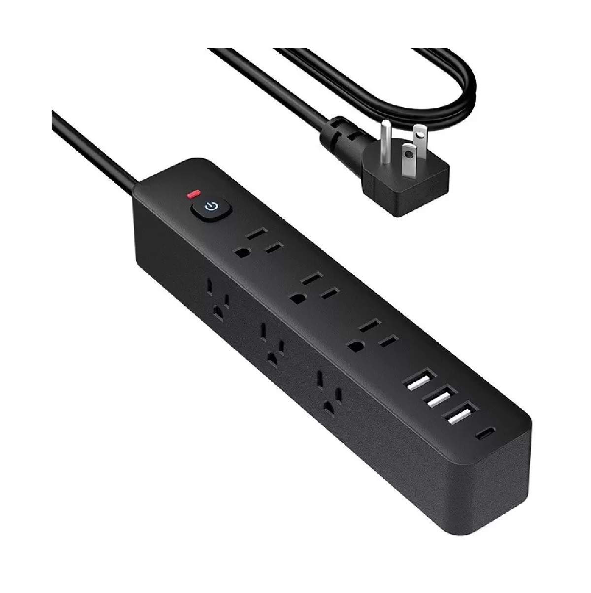 Multicontacto Con 9 Salidas Y 3 Puertos Usb + 1 Tipoc