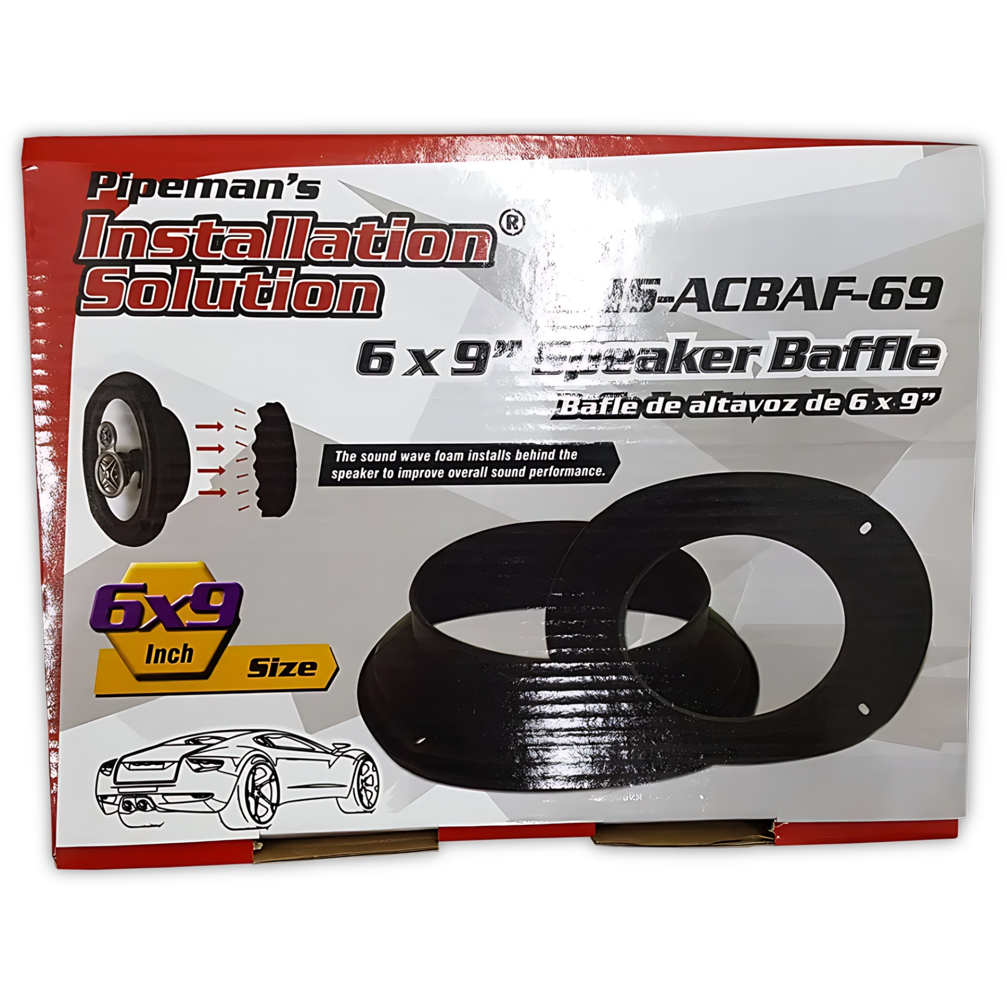 Base Insonorizante para bocinas 6x9 Audiopipe ISACBAF69