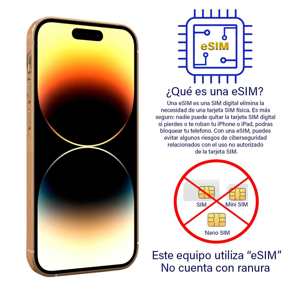 iPhone 14 Pro 256 GB Dorado Apple Reacondicionado Grado A Excelente ...