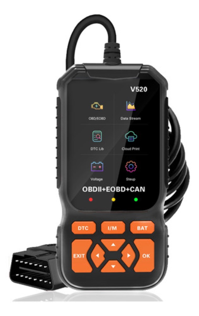 Scanner Obd2 Multifuncional Automotriz Launch Creader 35901 negro
