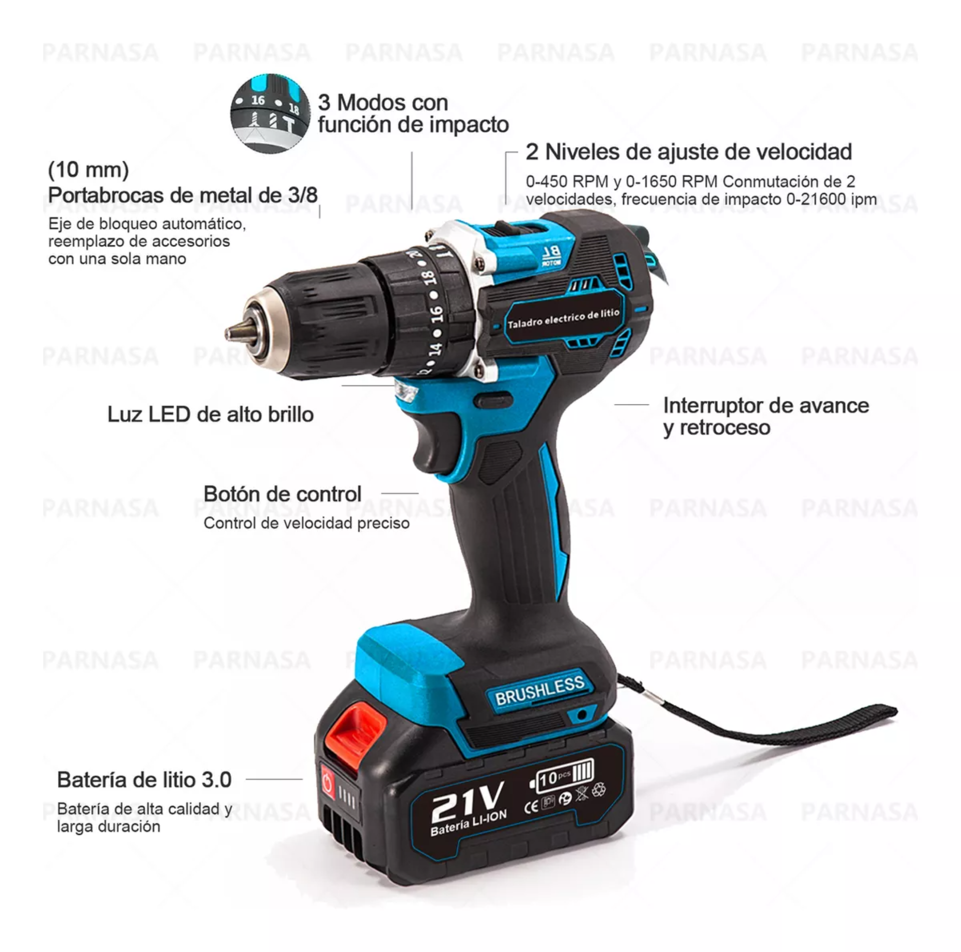 Kit De Taladros Inalambrico,esmeril Angular+llave Electrica