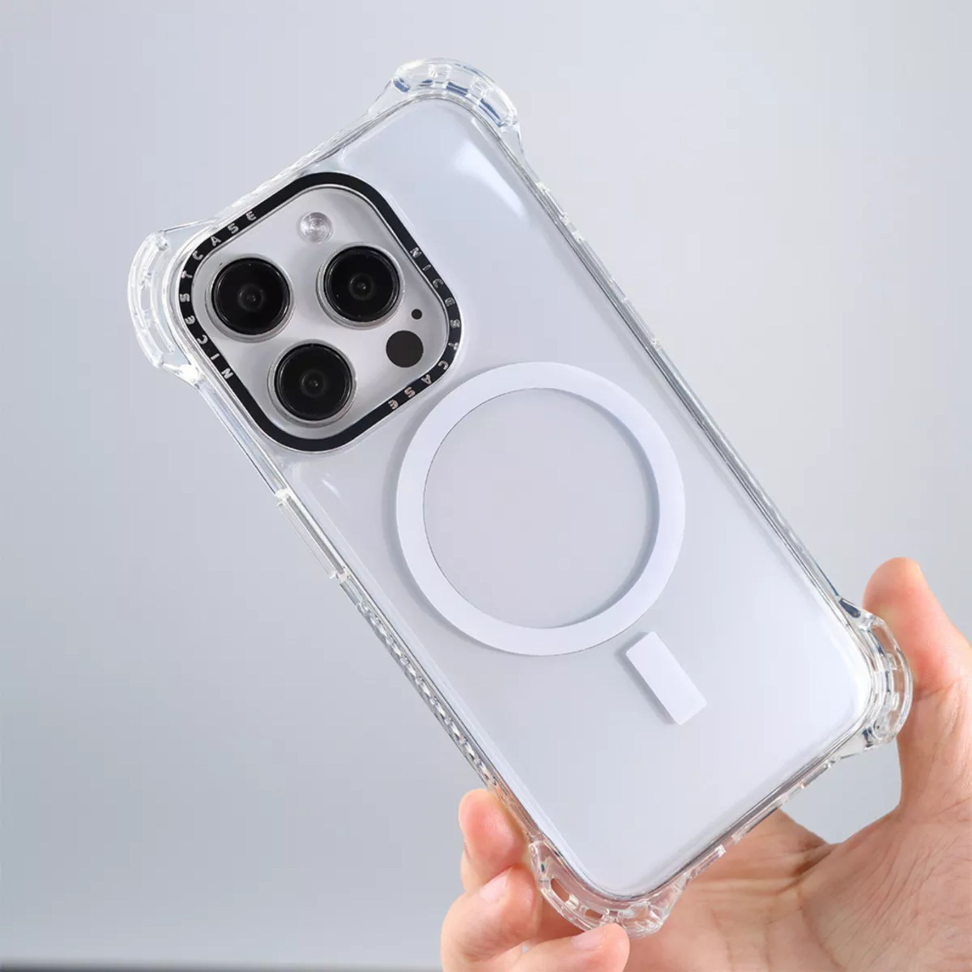 Funda Transparente Uso Rudo Ultra Bounce Para Iphone 15 pro ...
