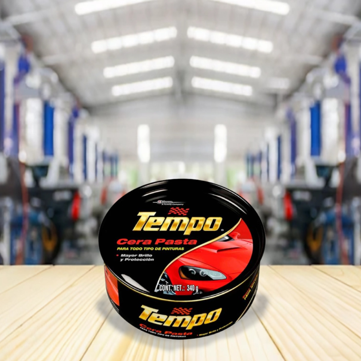 Cera Pasta Tempo todo tipo pinturas 340g kit 2 piezas