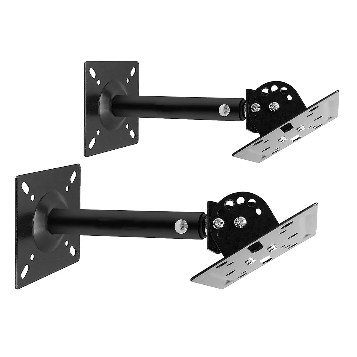 Par Soporte Ajustable De Bafle Bocina Pared Base Pedestal Stand