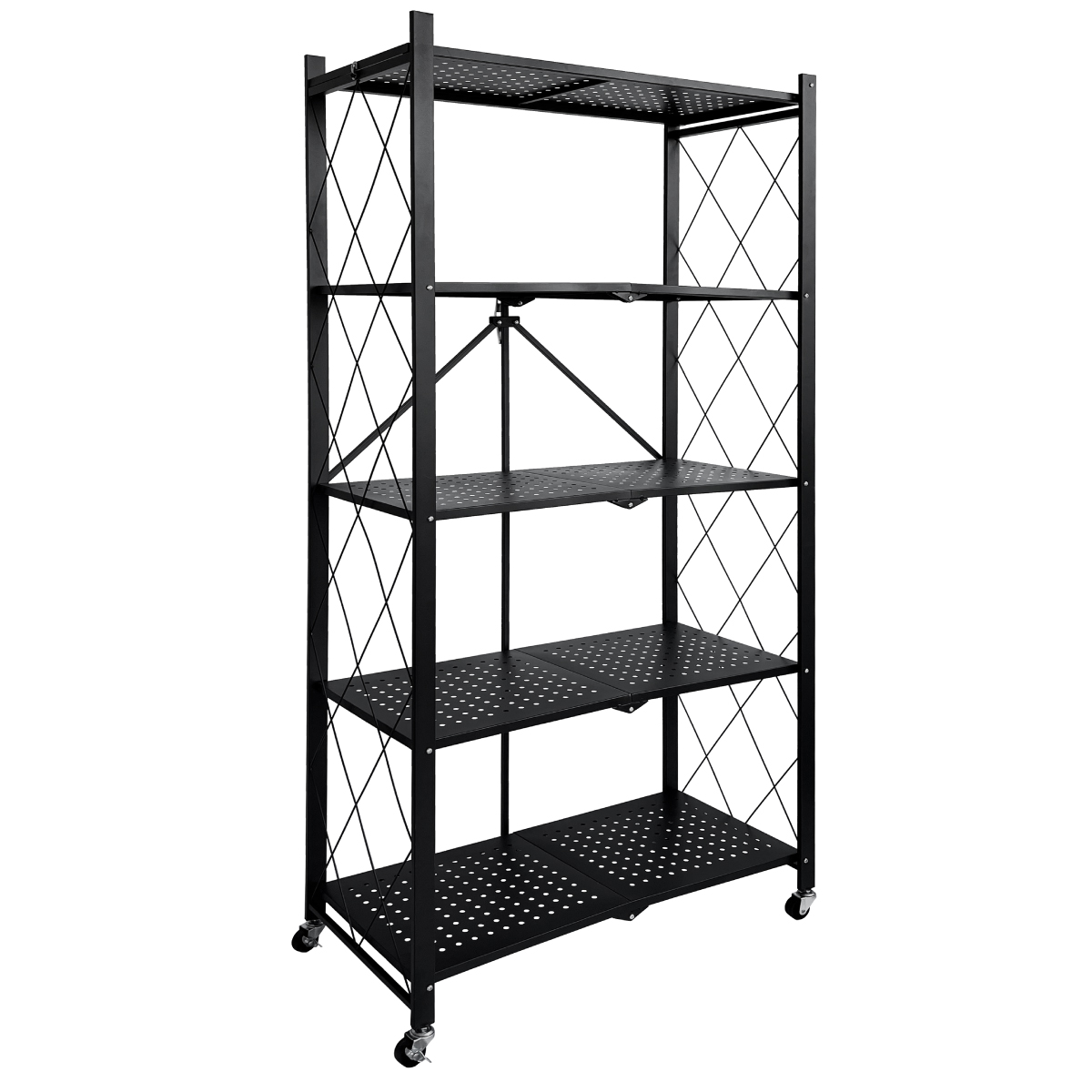 Estante Rack Organizador 5 Niveles Plagable Metalico.